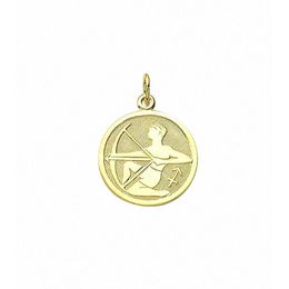 Adelia´s Adelia´s Kette mit Anhänger 333 Gold Sternzeichen Anhänger Schütze Ø 16 mm, Schmuckset - Set mit Halskette, goldfarben
