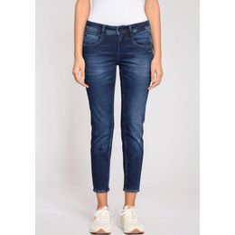 Gang Relax-fit-Jeans 94Amelie Cropped, blau