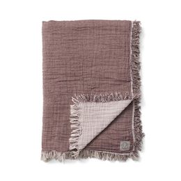 &tradition &Tradition - Collect SC33 Tagesdecke Baumwolle, 260 x 260 cm, cloud / burgundy