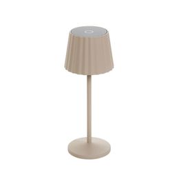 LINDBY Esali LED-Akku-Tischleuchte, sandbeige