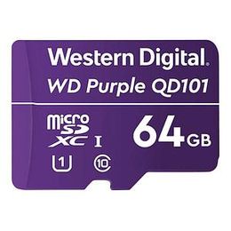 Western Digital Speicherkarte Purple SC QD101 microSDXC 64 GB