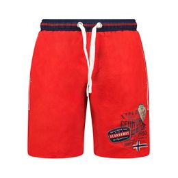Geographical Norway Badeshorts "Qellower" in Rot - S