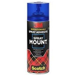 3M Scotch Sprühkleber SprayMount Transparent Permanent nach dem Trocknen 400 ml