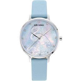 Quarzuhr JULIE JULSEN "Flamingo Blue, JJW1006SL-01" Armbanduhren blau Damen Quarzuhren