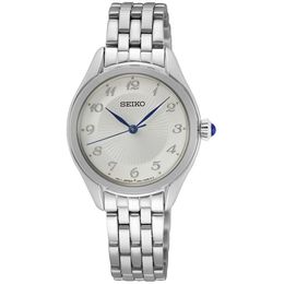 Quarzuhr Seiko "SUR379P1" Armbanduhren silberfarben Damen Quarzuhren