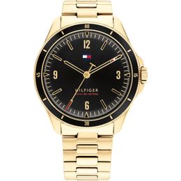 Quarzuhr Tommy Hilfiger "CASUAL, 1791903" Armbanduhren goldfarben Herren Quarzuhren