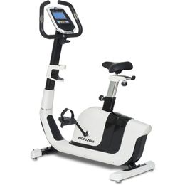 Ergometer Horizon Fitness "Comfort 8.1" Fahrradtrainer schwarz-weiß (weiß, schwarz) Ergometer