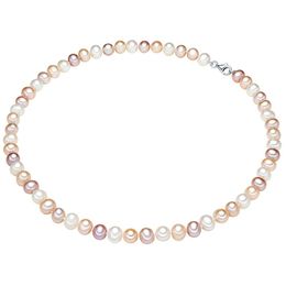 Valero Pearls Kette Damen Gr&ouml;&szlig;e 70 creme / dunkelbeige / perlwei&szlig;
