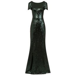 HotSquash Abendkleid Damen Größe 36 grün Winterkleid