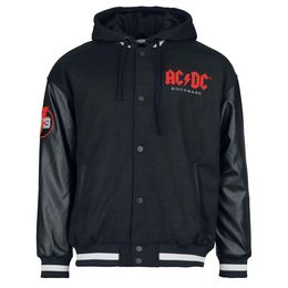 ACDC AC/DC EMP Signature Collection Collegejacke schwarz grau in L