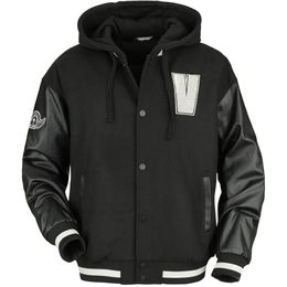 Volbeat EMP Signature Collection Collegejacke schwarz grau in L