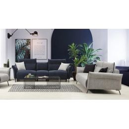 JVmoebel Wohnzimmer-Set Sofagarnitur Set 2 tlg Sofa Couch Polstersessel Modern Designer