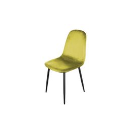 HTI-Living Esszimmerstuhl Stuhl Savannah Velvet Gelb (Stück