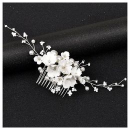 LAKKEC Diadem Haarschmuck Haarkämme Brauthaarschmuck Hochzeitskrone Haarspangen