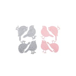 Stanzenshop.de Motivschablone Stanzschablone Vier verschiedene Vögel