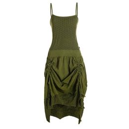 Vishes Sommerkleid Sommerkleid aus Jersey-Baumwolle mit wandelbarem Design und Blumenmust Boho