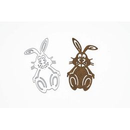 Stanzenshop.de Motivschablone Stanzschablone: Osterhase mit langen Ohren