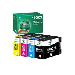 Greensky 4er-set für CANON PGI-1500XL 1500 XL Tintenpatrone (Maxify MB2300 MB2350 MB2700 MB2750 MB2755