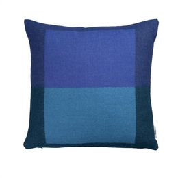 Roros Tweed Røros Tweed - Syndin Kissen, 50 x 50 cm, blau \"well\"