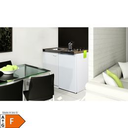 respekta Minik&uuml;che PANTRY100SV wei&szlig; Duokochfeld