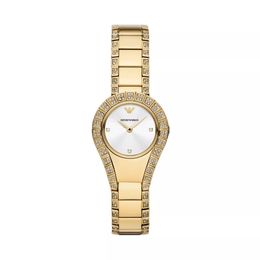 Emporio Armani Uhr - Two-Hand Stainless Steel Watch - in gold - Uhr für Damen