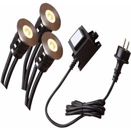 Heissner - L450-00 led Smart Light Bodeneinbau Spot Starter-Set Decklights