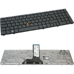 TRADESHOP Trade-Shop Original Laptop-Tastatur mit Trackpoint Notebook Keyboard Ersatz Deutsch QWERTZ für HP EliteBook 8760P HP EliteBook 8760W (Deutsches