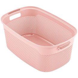 keeeper Wäschekorb 30 l. , Kollektion Marten, ergonomisch, weiche, rutschfeste Griffe, belüftet, Farbe rosa