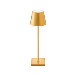 Nuindie LED Akku Tischleuchte Außentischleuchte IP54 gold Sigor Tischlampe