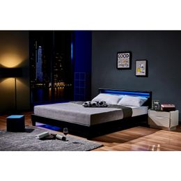 Home Deluxe LED Bett Astro 180 x 200 cm, versch. Farben