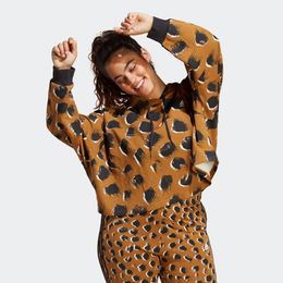 Adidas Essentials 3-Streifen Animal Print Hoodie – Große Größen