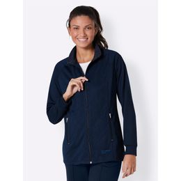 Sweatjacke Catamaran Gr. 52/54, blau (marine, meliert) Damen Sweatjacken