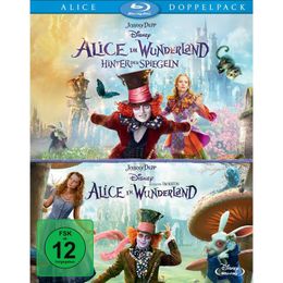 Alice im Wunderland + Alice im Wunderland 2: Hinter den Spiegeln (Blu-ray)