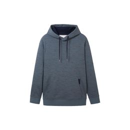 Tom Tailor Herren Plus - Gemusterter Hoodie, grün, Gr. 5XL