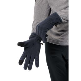 Jack Wolfskin Real Stuff Glove Fleece-Handschuhe L blau night blue