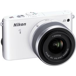 Hybridkamera - Nikon J3 - Weiß