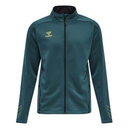 Hummel Athletic Zip-Up Hoodie 'Cima' male Green size XXL