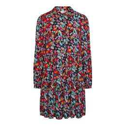 Y.A.S YAS Kleid 'ALIRA' Damen Gr&ouml;&szlig;e 38 hellgr&uuml;n / dunkellila / orange / schwarz Winterkleid