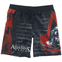 Assassin's Creed Assassin's Creed Wall Jump Badeshort schwarz in L