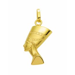 Adelia´s Adelia´s Kette mit Anhänger 333 Gold Anhänger Nofretete, Schmuckset - Set mit Halskette, goldfarben