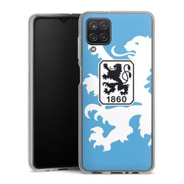 DeinDesign Galaxy A12 Handy Silikon H&uuml;lle Case transparent Handyh&uuml;lle Official Licensed Product Tsv 1860 M&uuml;nchen Coat Of Arms Silikon Case