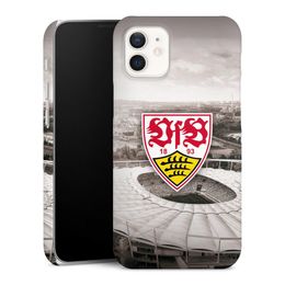 DeinDesign iPhone 12 mini Handy Premium Case Smartphone Handyh&uuml;lle Schutzh&uuml;lle matt Vfb Stuttgart Stadium Official Licensed Product Premium Case
