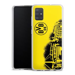 DeinDesign Galaxy A51 Handy Silikon H&uuml;lle Case transparent Handyh&uuml;lle Stadium Bvb Borussia Dortmund Silikon Case