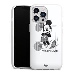 DeinDesign iPhone 13 Pro Handy Silikon H&uuml;lle Case wei&szlig; Handyh&uuml;lle Mickey Mouse Disney Official Licensed Product Silikon Case