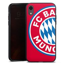 DeinDesign iPhone Xr Handy Silikon H&uuml;lle Case schwarz Handyh&uuml;lle Official Licensed Product Fcb Fc Bayern M&uuml;nchen