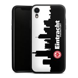 DeinDesign iPhone Xr Handy Premium Silikon H&uuml;lle Handyh&uuml;lle schwarz Case Eintracht Frankfurt Sge Official Licensed Product Silikon Premium Case