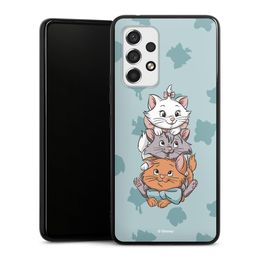 DeinDesign Galaxy A53 5G Handy Silikon H&uuml;lle Case schwarz Handyh&uuml;lle Aristocats Cat Disney