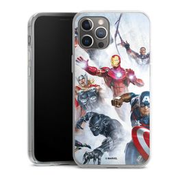DeinDesign iPhone 12 Pro Max Handy Silikon H&uuml;lle Case transparent Handyh&uuml;lle Official Licensed Product Marvel Avengers Silikon Case
