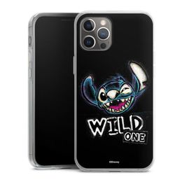 DeinDesign iPhone 12 Pro Max Handy Silikon H&uuml;lle Case transparent Handyh&uuml;lle Lilo & Stitch Disney Official Licensed Product Silikon Case