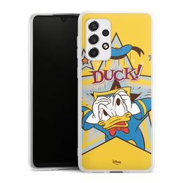 DeinDesign Galaxy A33 5G Handy Silikon H&uuml;lle Case transparent Handyh&uuml;lle Disney Official Licensed Product Donald Duck Silikon Case